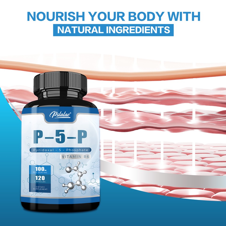 P-5-P Capsules 100mg - Vitamin B6 Supplement, Used To Replenish Energy ...
