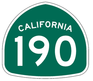 California State Route 190 Sticker Decal R1020 Highway Sign Road Sign ...