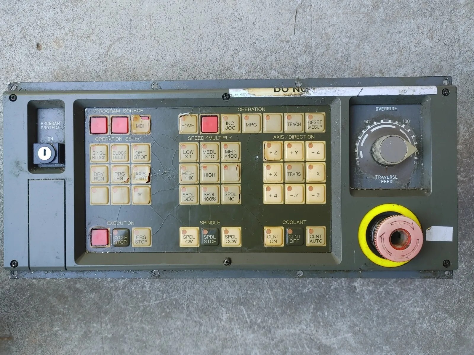 FANUC A02B-0099-C150/MBR OPERATOR'S PANEL A16B-2300-0110/02A CIRCUIT ...