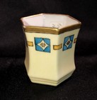 Antique 1911 C.S.Prussia Hexagonal Porcelain Toothpick Holder Hand ...