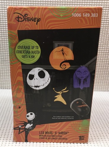 Disney The Nightmare Before Christmas LED Whirl-A-Motion Projector Jack ...