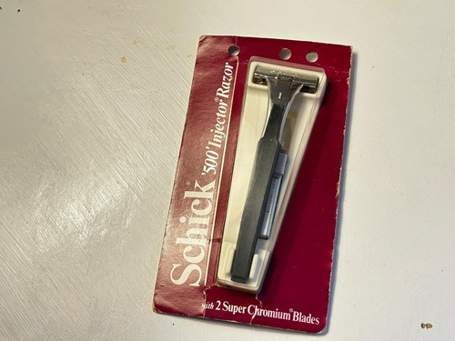 Rare Vintage Schick 500 injector razor unused with blades. | eBay