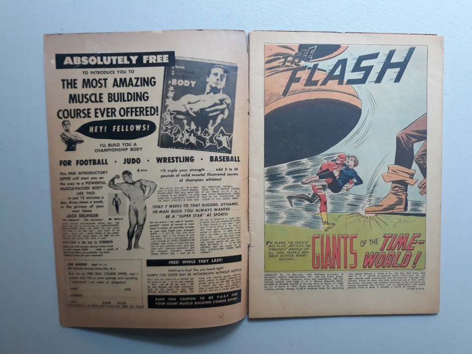 Showcase Comics 14 The Flash DC Comics 1958 | eBay