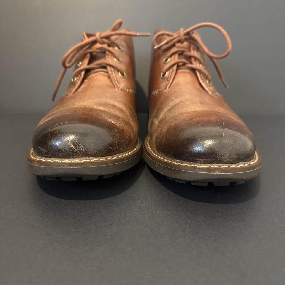 Clarks 1825 Collection Montacute Duke Chukka Boots Brown Men Size 9 | eBay