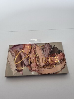 New Ellen Tracy Chic Nudes Eyeshadow Palette - 18 Glam Shades New ...