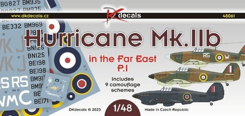 1/48 DK Decals 48061; Hawker Hurricane Mk.IIb in the Far East Pt.1 ...
