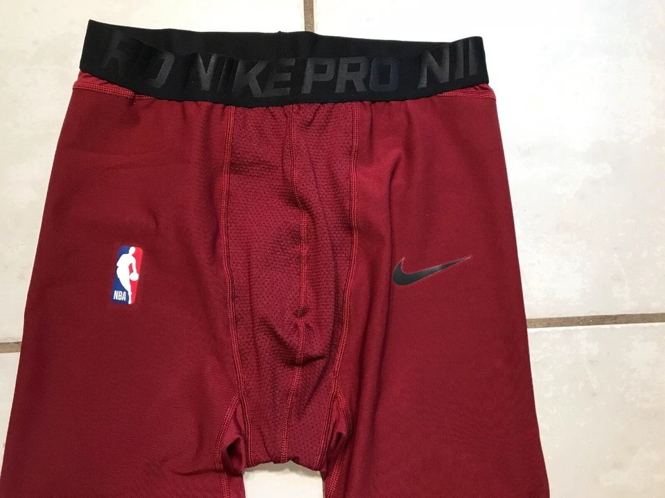 NIKE PRO NBA Lebron James Custom Athlete Compression Pants AA0765-677 ...