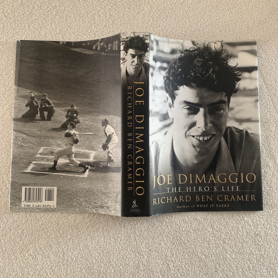 Joe DiMaggio : The Hero's Life by Richard Ben Cramer Signed! 2000 HCDJ ...