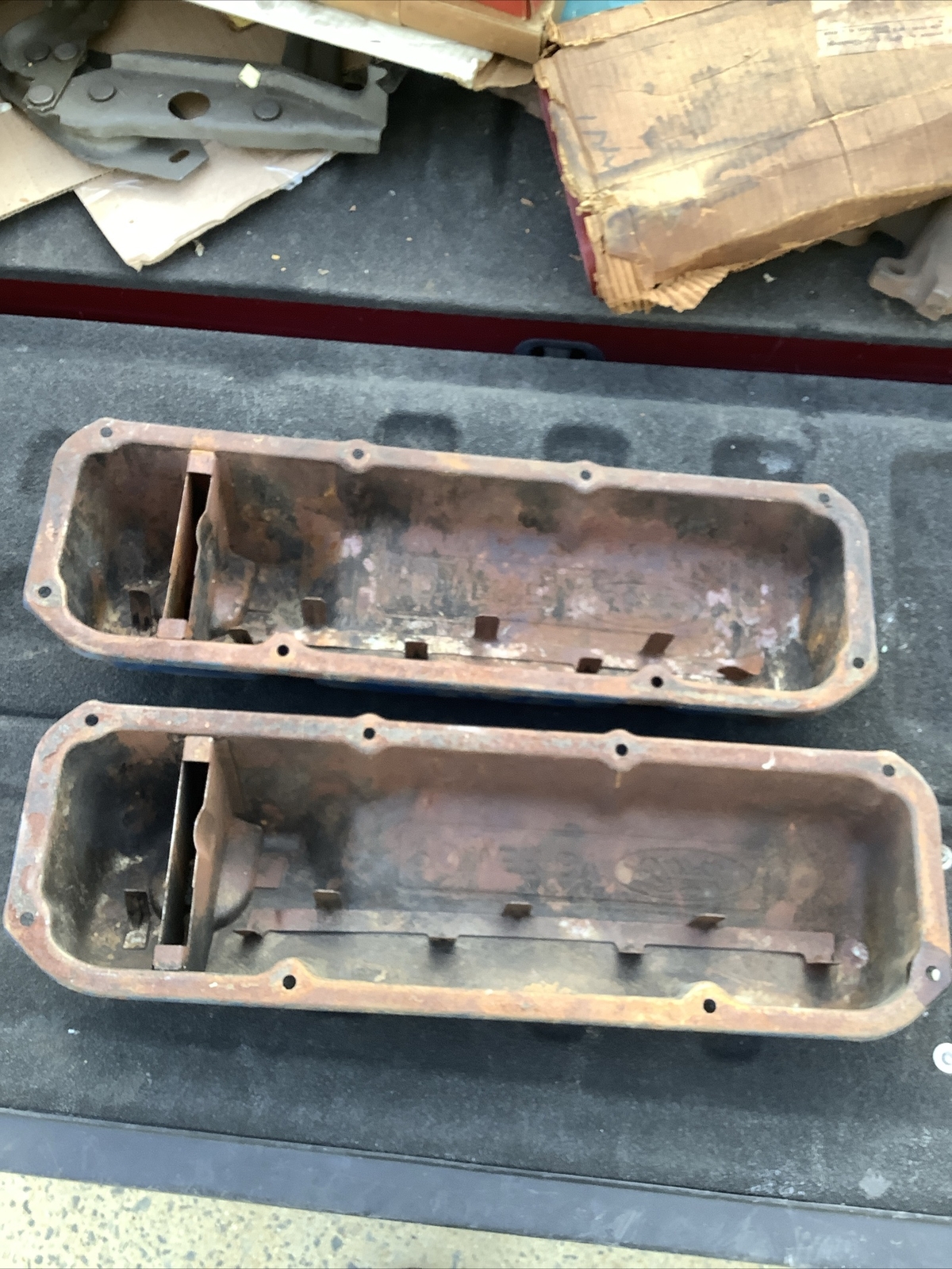 1970 Ford Mustang 351C Boss 302 Valve Cover With Drippers Chrome Or ...