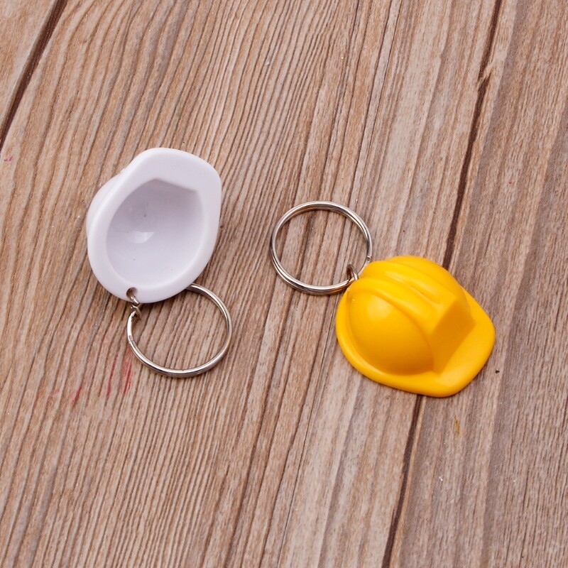 Hard Hat Keychain Keyring for Key Chain Pendant Men Women Birthday ...