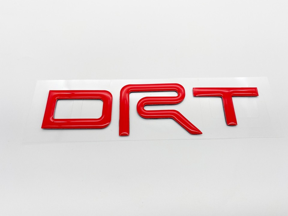 Red RAISED UPPER GRILLE TRD LETTERS FOR TOYOTA TUNDRA 2022 - 2024 | eBay
