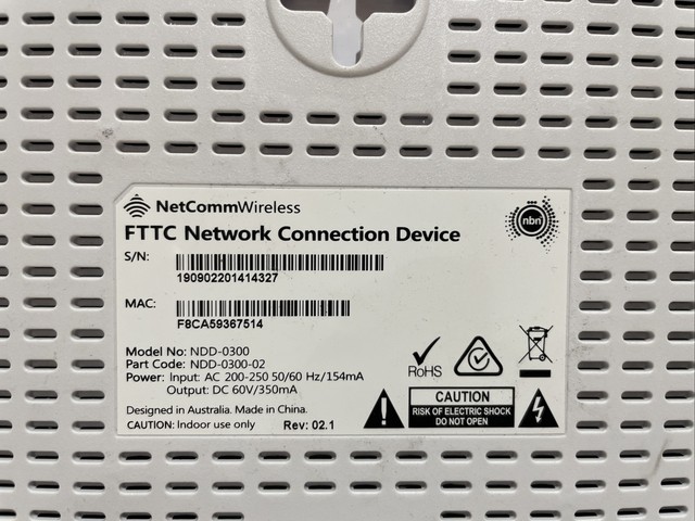 NetComm NDD-0300 FTTC Network Connection Device for sale online | eBay
