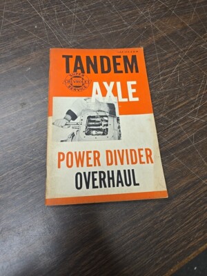 Chevrolet Super Service Tanden Axle Power Divider Overhaul T-T-P 57-5-5 ...