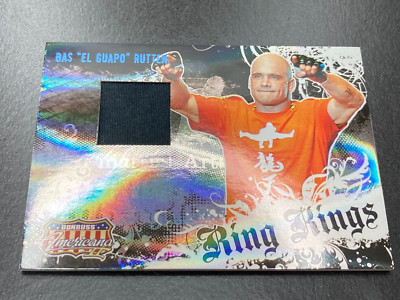 BAS RUTTEN RELIC CARD 2008 Donruss Americana Ring Kings #151/250 UFC ...