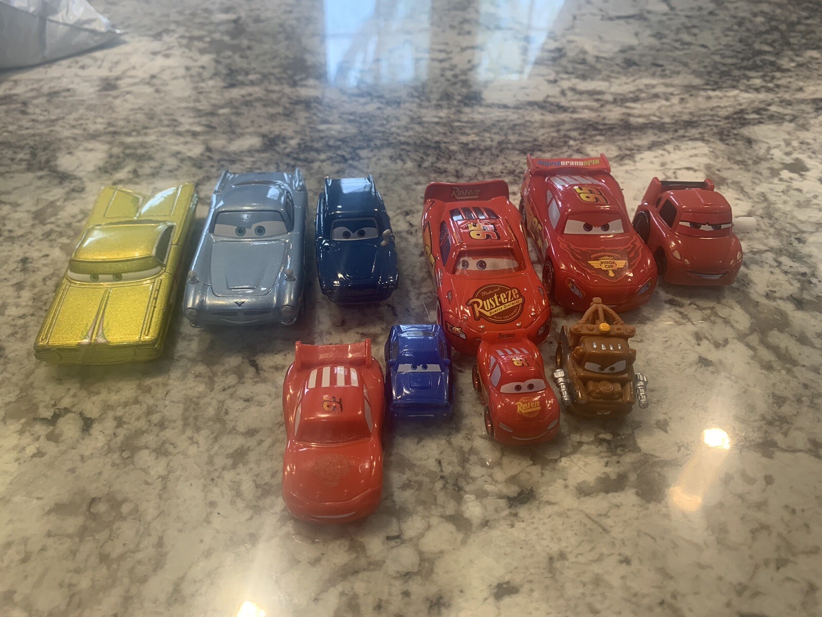 Mattel Disney Pixar Cars Lot of 10-ball bearing racers+chevrolet ...