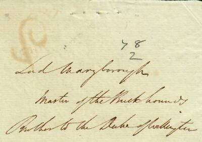 RARE! “Lord of the Irish Treasury" William Wellesley-Pole Hand Signed ...