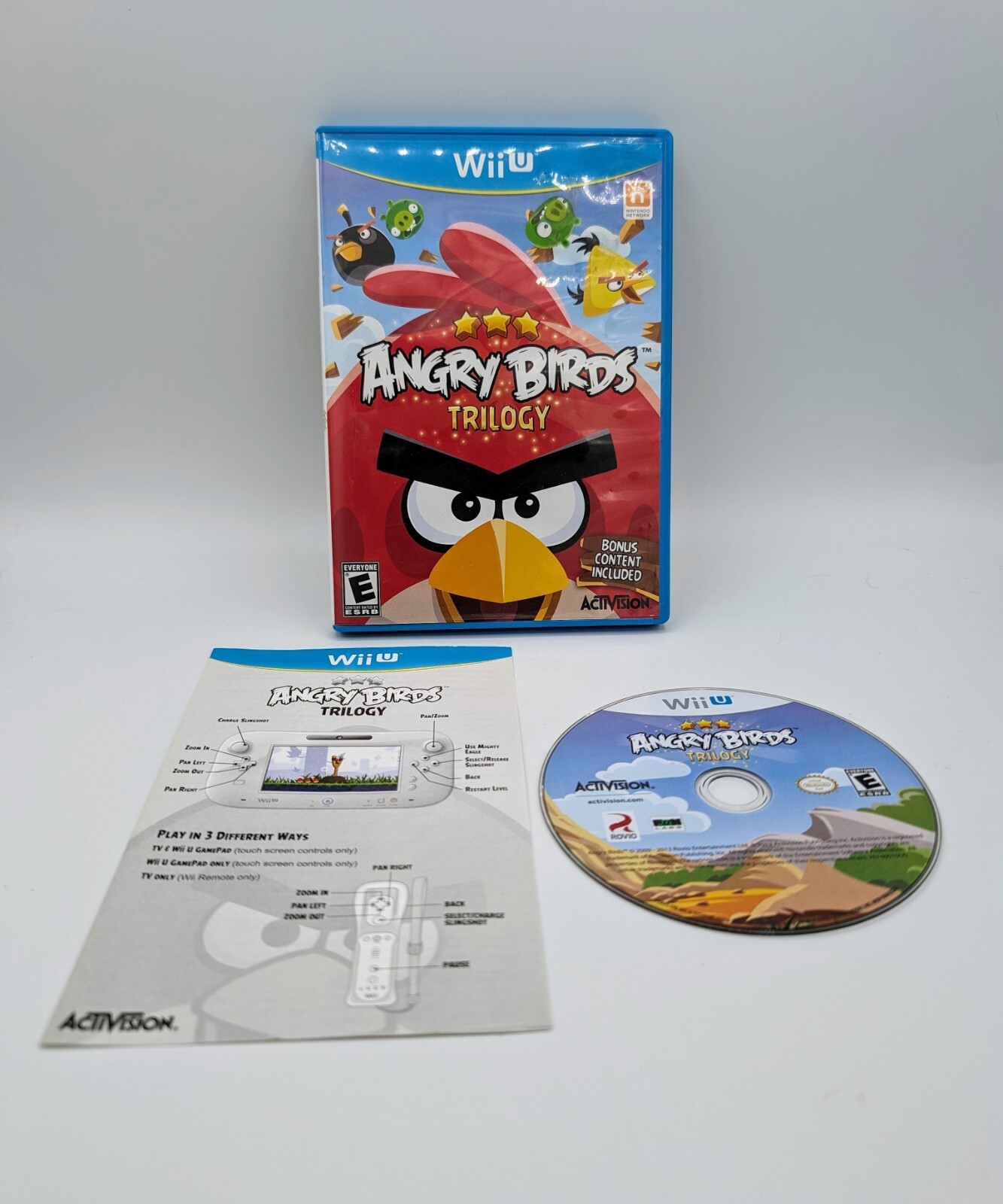 Angry Birds Trilogy (Nintendo Wii U, 2013) ~ Complete - CIB 47875767461 ...