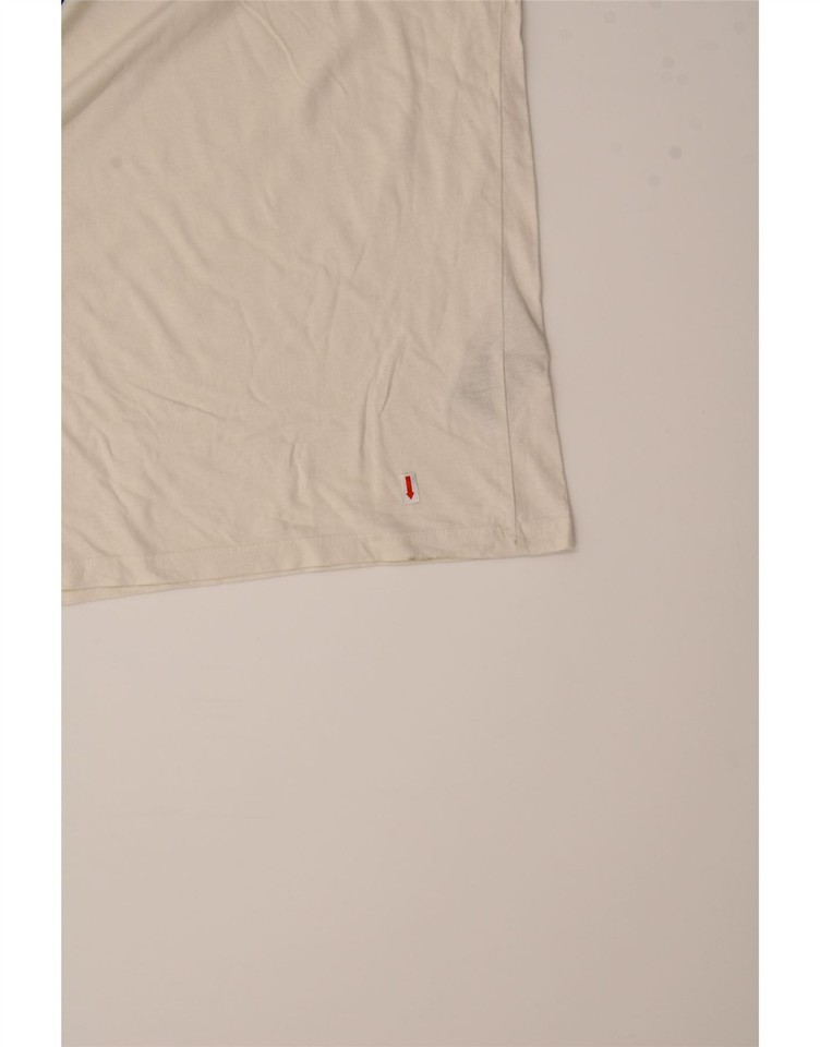 JACK & JONES Mens Graphic T-Shirt Top Medium Off White Cotton BG15 | eBay