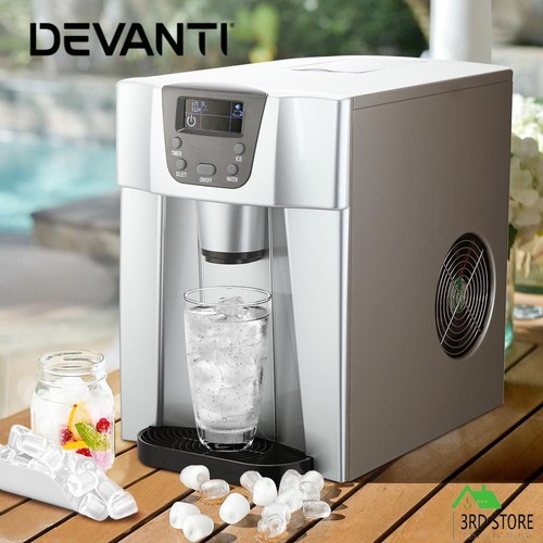 Devanti Portable Ice Maker Commercial Machine Water Dispenser Ice Cube ...