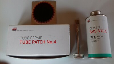 Colle et rustine N°4 pour réparation chambre a air Tip Top | eBay
