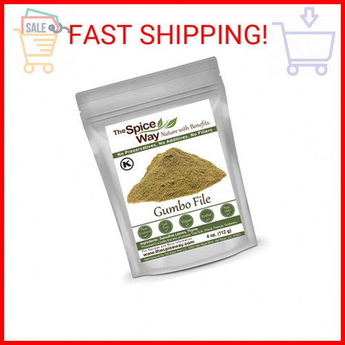 The Spice Way Gumbo File - (4 oz) Made with premium ground Sassafras ...
