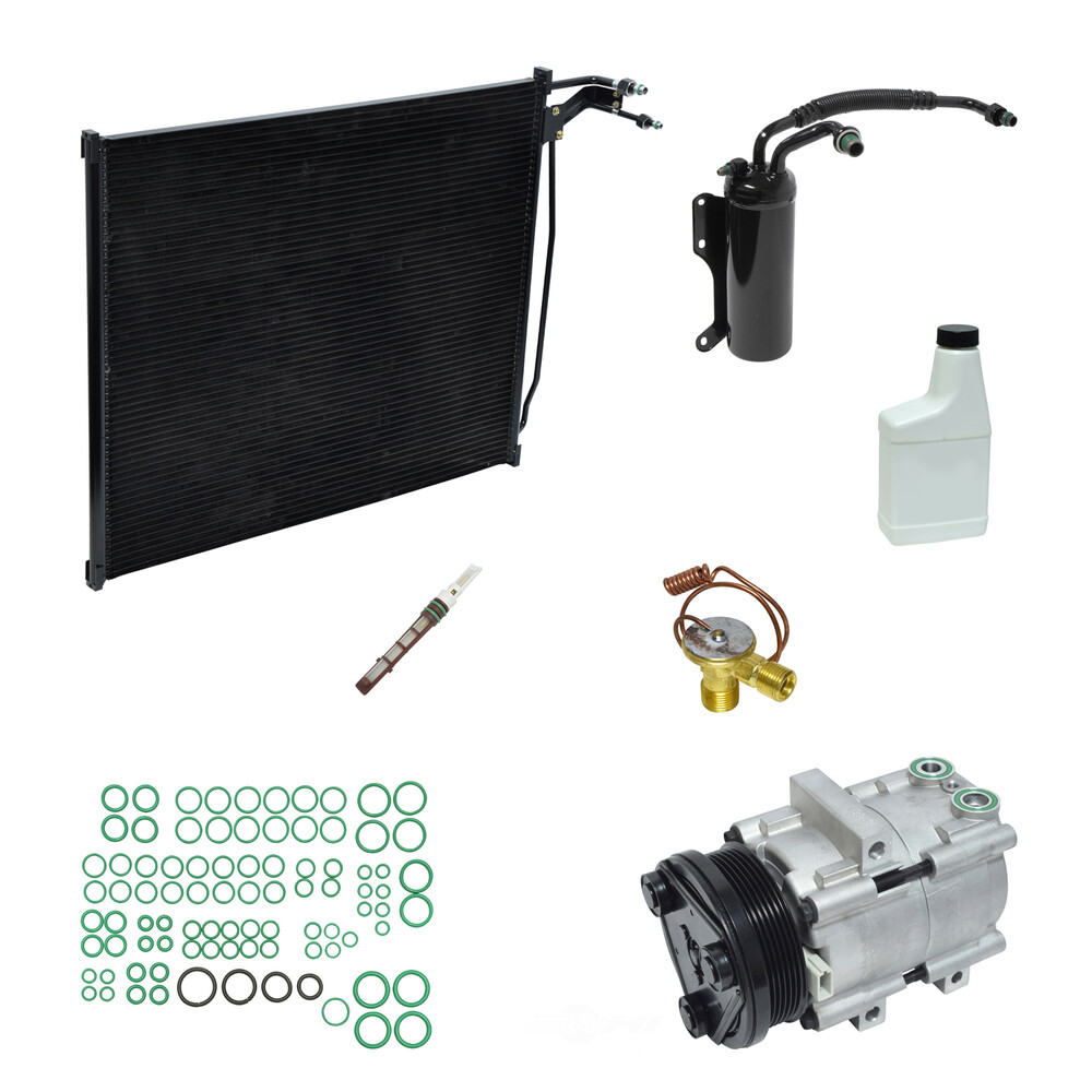 A/C Compressor Kit-Compressor-condenser Replacement Kit UAC KT 1545A ...