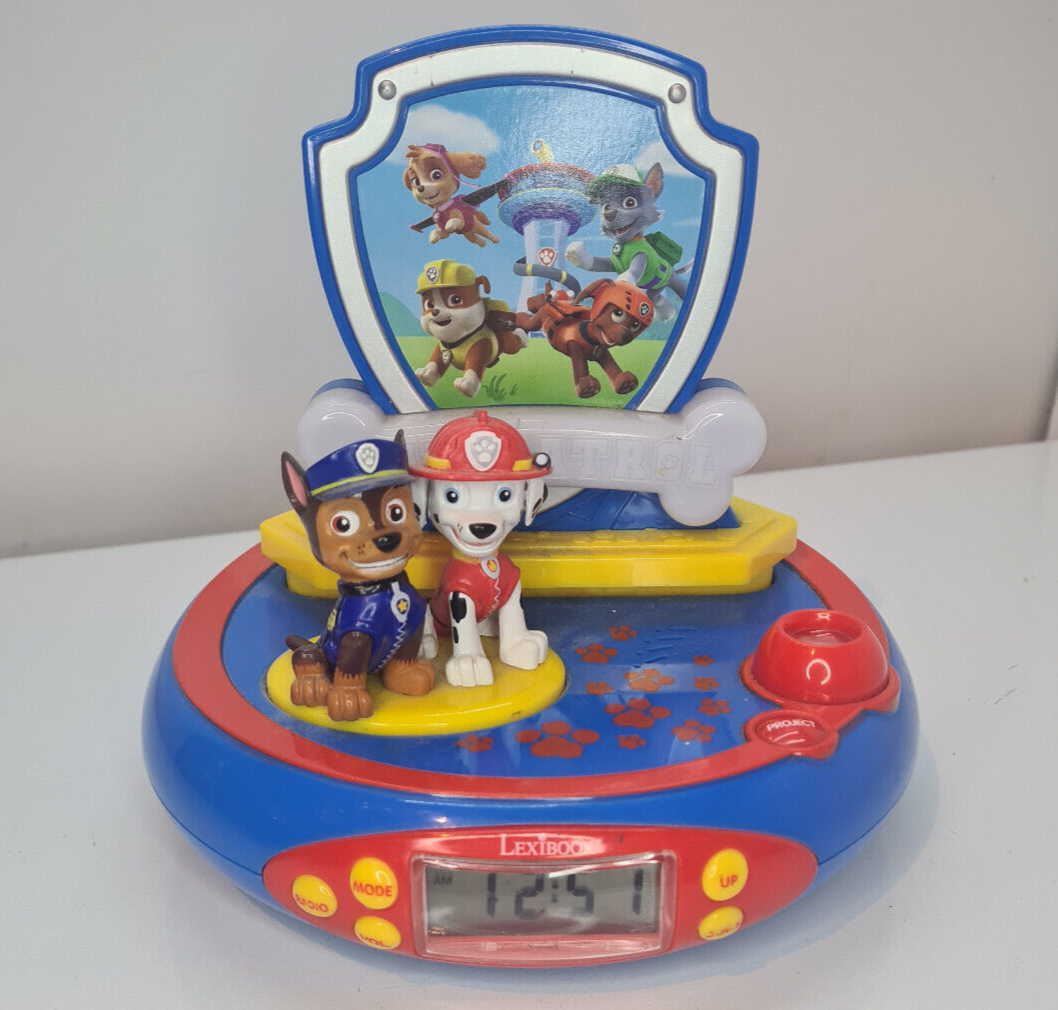 Lexibook RP500PA Paw Patrol Projector Alarm Clock With Radio for sale ...