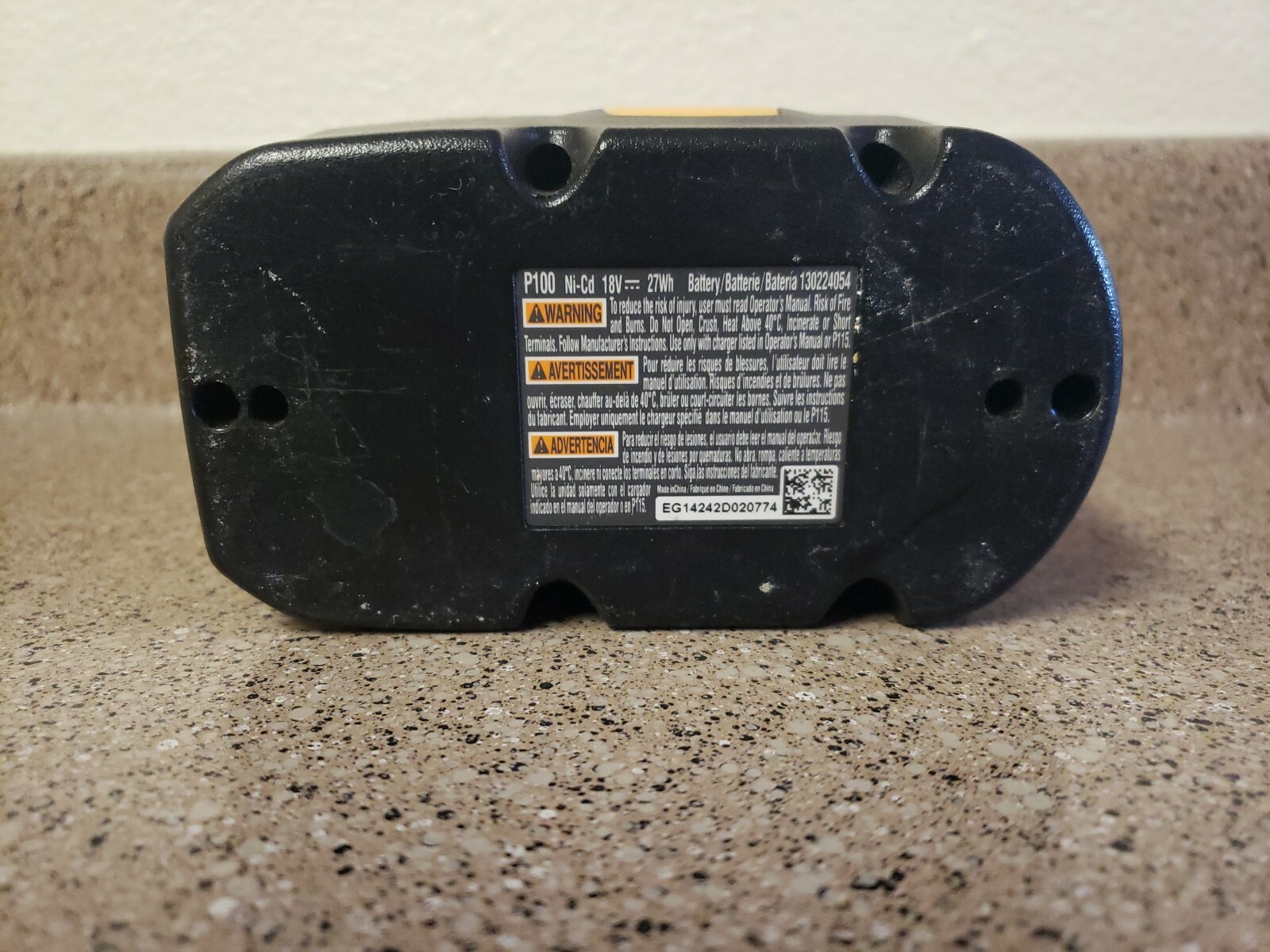 Ryobi One+ P100 18 Volt Ni-Cd Battery Pack 18v (see descript) | eBay