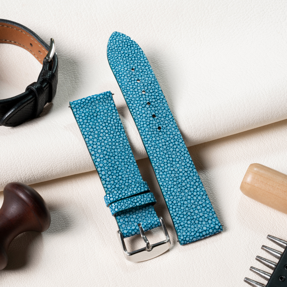 Stingray Watch Band, Quick Release 16mm - 24mm Men Stingray Watch Band ...