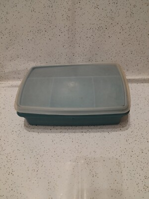Tupperware Pencil / Fishing / Box Craft Box Inner Tray Blue | eBay UK