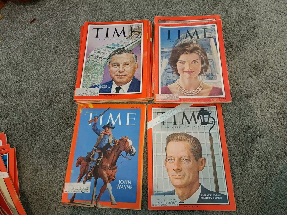Huge Lot 59 Vintage Time Magazines From 1960s | eBay