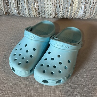 Clear Water Color Classic Unisex crocs Classic Clogs W7/M5Fast Shipping ...