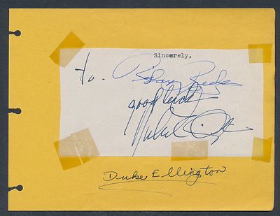 1940's DUKE ELLINGTON Famous Jazz Musician & Band Leader Vintage ...