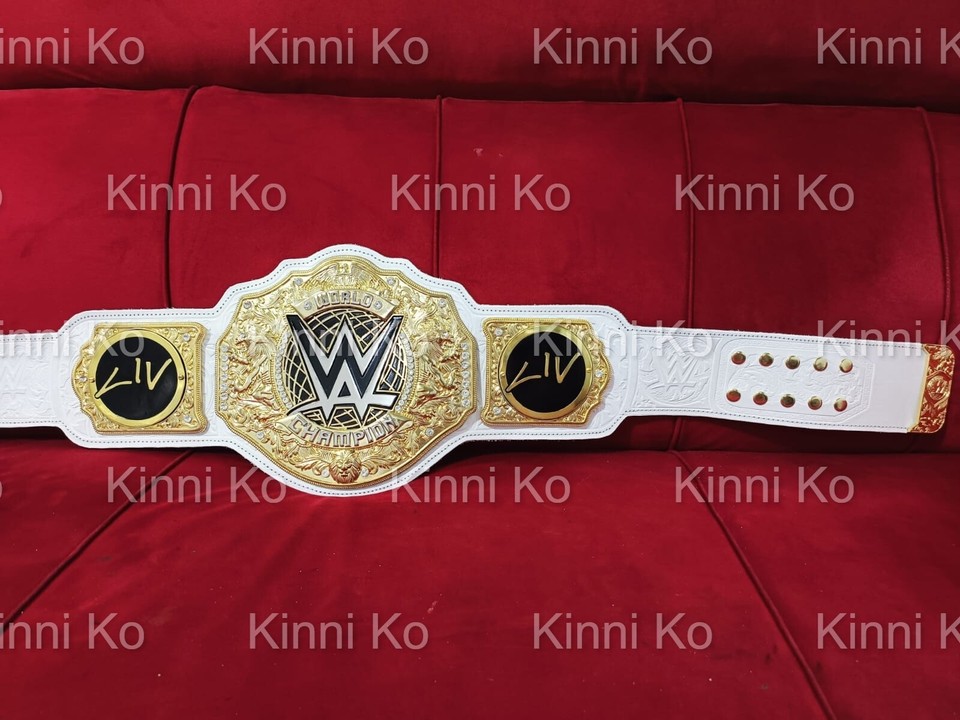 New Women' heavyweight title Replica belt liv morgan side Plates 6mm ...