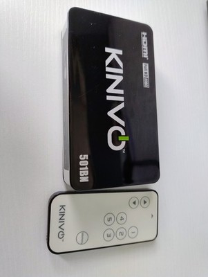 Kinivo 550BN 5 Port HDMI Switch 4K 60Hz HDR Auto Switcher with Remote ...