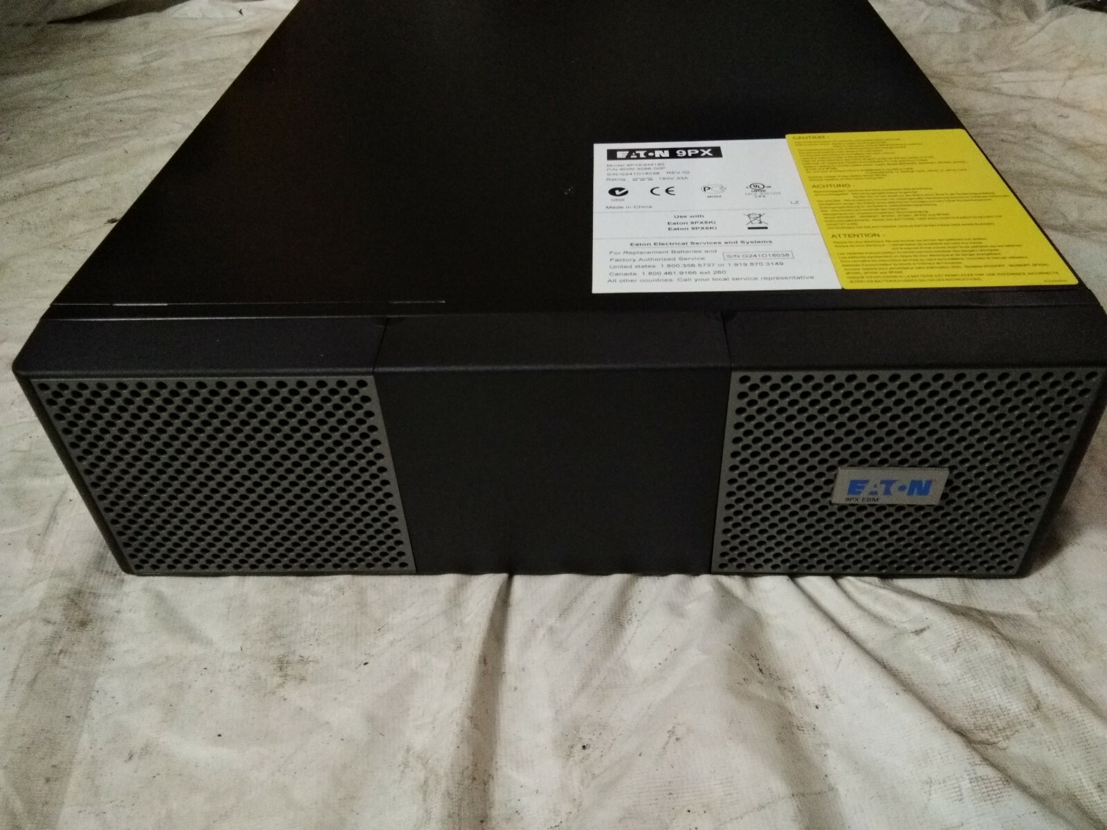 Eaton 9PXEBM180 P/n 9000-3086-00p Extended Battery Module for sale ...