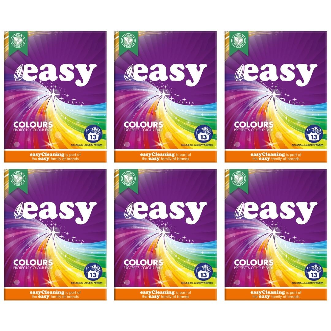 Easy Colours Biological Laundry Powder 13 Washes 884g x 6 | eBay UK