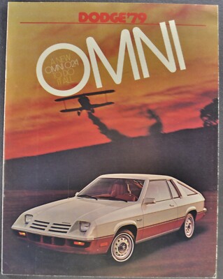 1979 Dodge Omni 024 Catalog Brochure 2+2 Hatchback Mitsubishi Excellent ...