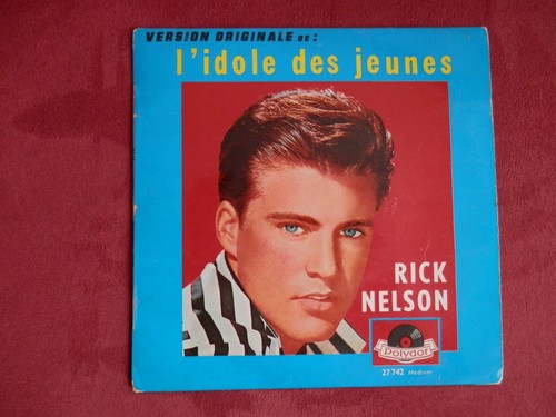 RICK NELSON Teenage idol EP France avec languette | eBay