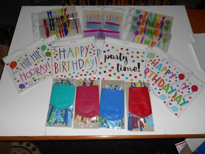 New bulk Birthday Party decorations, Bright primary colors, GIANT 36 ...