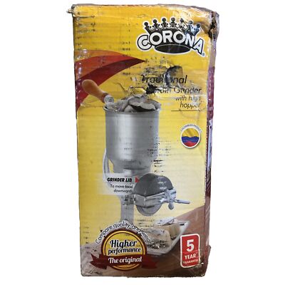 Corona Corn Grinder Grain Mill High Hopper Cast Iron Rice Soybeans ...