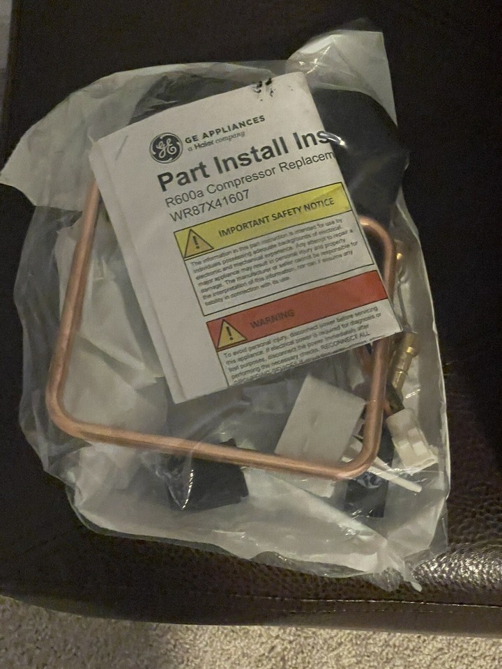 WR87x41607 OEM GE Refrig Compressor Replacement Kit- BRAND NEW IN ...