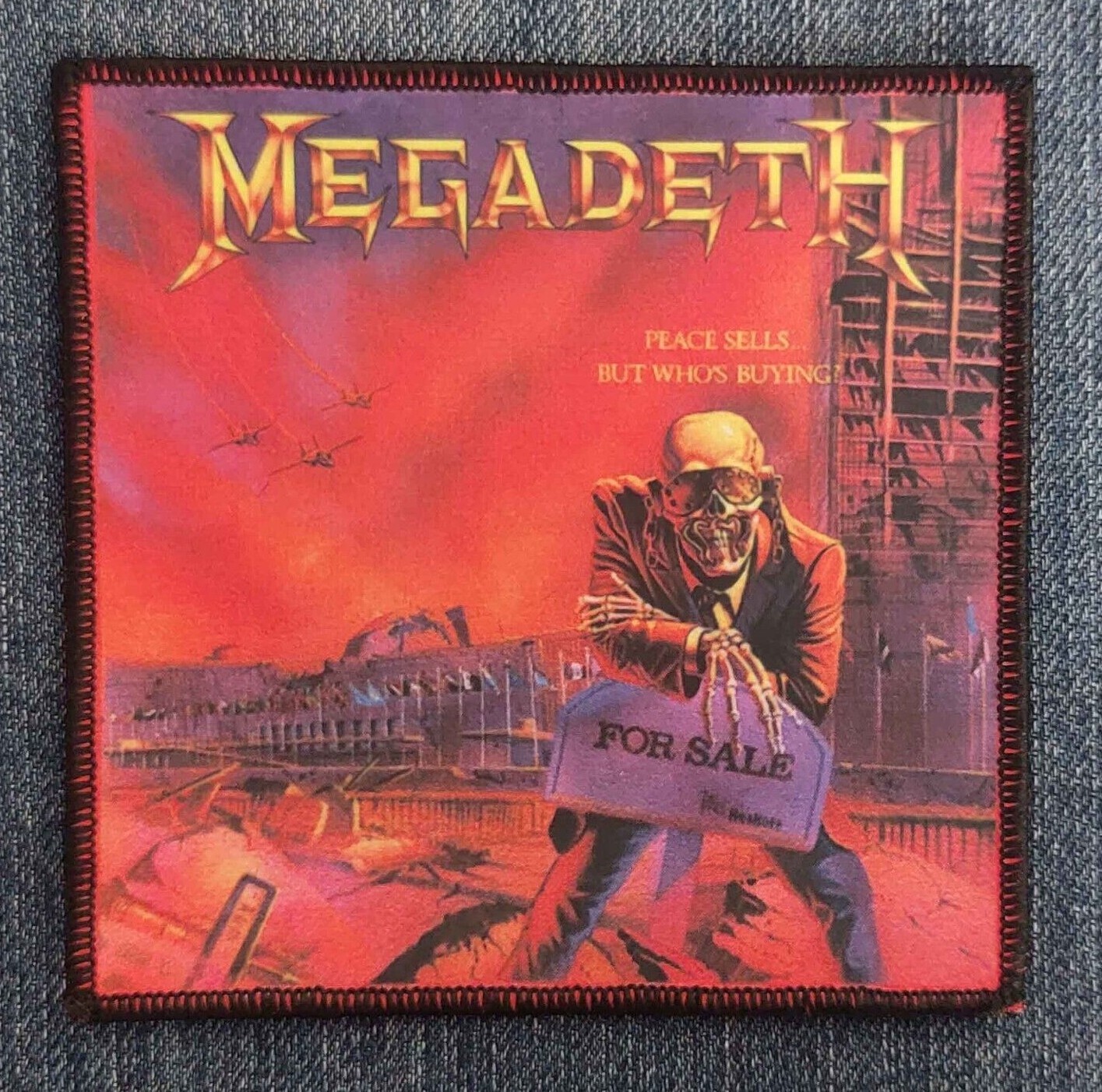 Megadeth Peace Sells... But Who's Buying? Sublimated Printed Patch ...