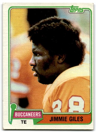 1981 Topps Jimmie Giles Tampa Bay Buccaneers #293 | eBay