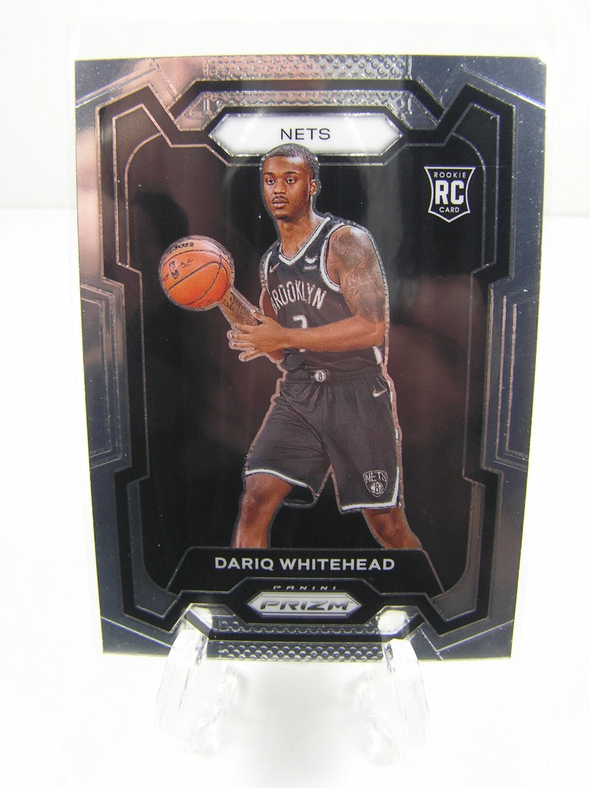 Panini 2023-24 Prizm Basketball Card #175 Dariq Whitehead RC Brooklyn ...