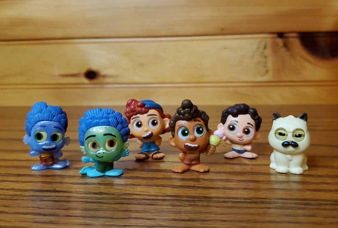Disney Doorables Luca Series 9 Complete Set 6 Fig 3 common 2 rare 1 ...