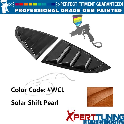 Fits 22-25 Subaru BRZ Toyota GR86 #WCL Solar Shift Pearl Window Louver ...