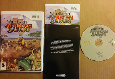 WILD EARTH AFRICAN SAFARI pour Nintendo Wii | eBay