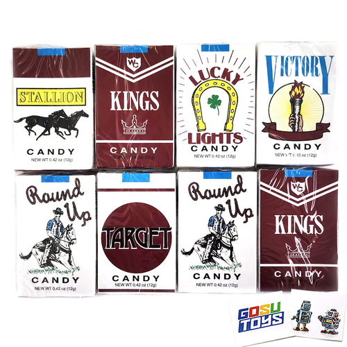 Candy Cigarettes (8 Pack) with 2 Gosutoys Stickers | eBay