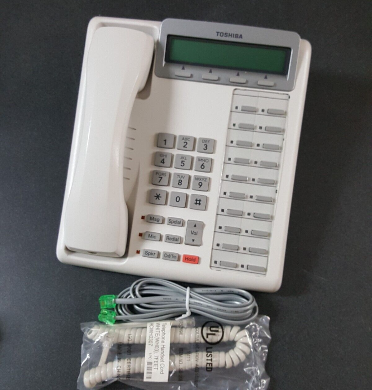 Toshiba Strata CTX/CIX DKT3220-SD 20-Button White Display Phone Refurb ...